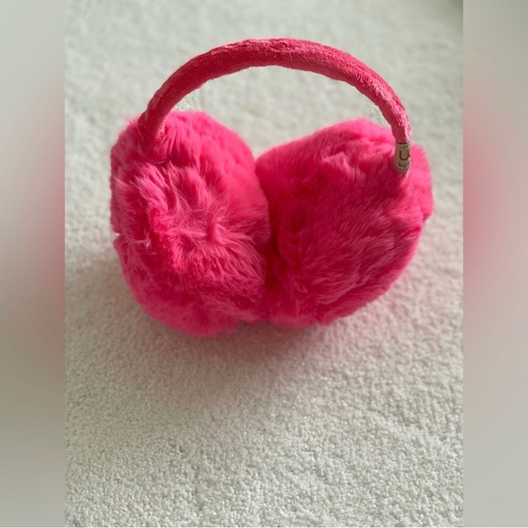 UGG | Accessories | Ugg Hot Pink Ear Muffs | Poshmark